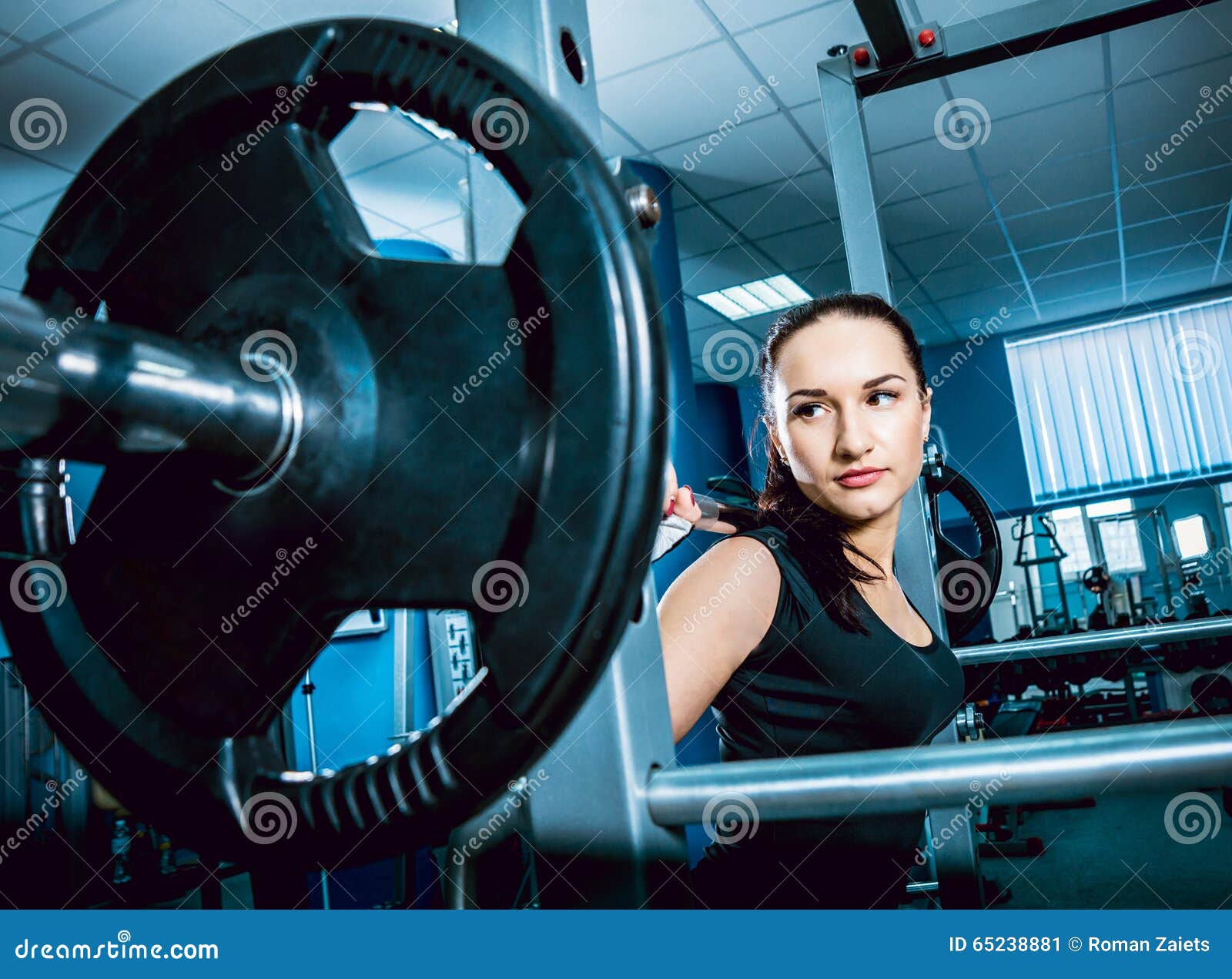 The strong woman stock image. Image of endurance, health - 65238881