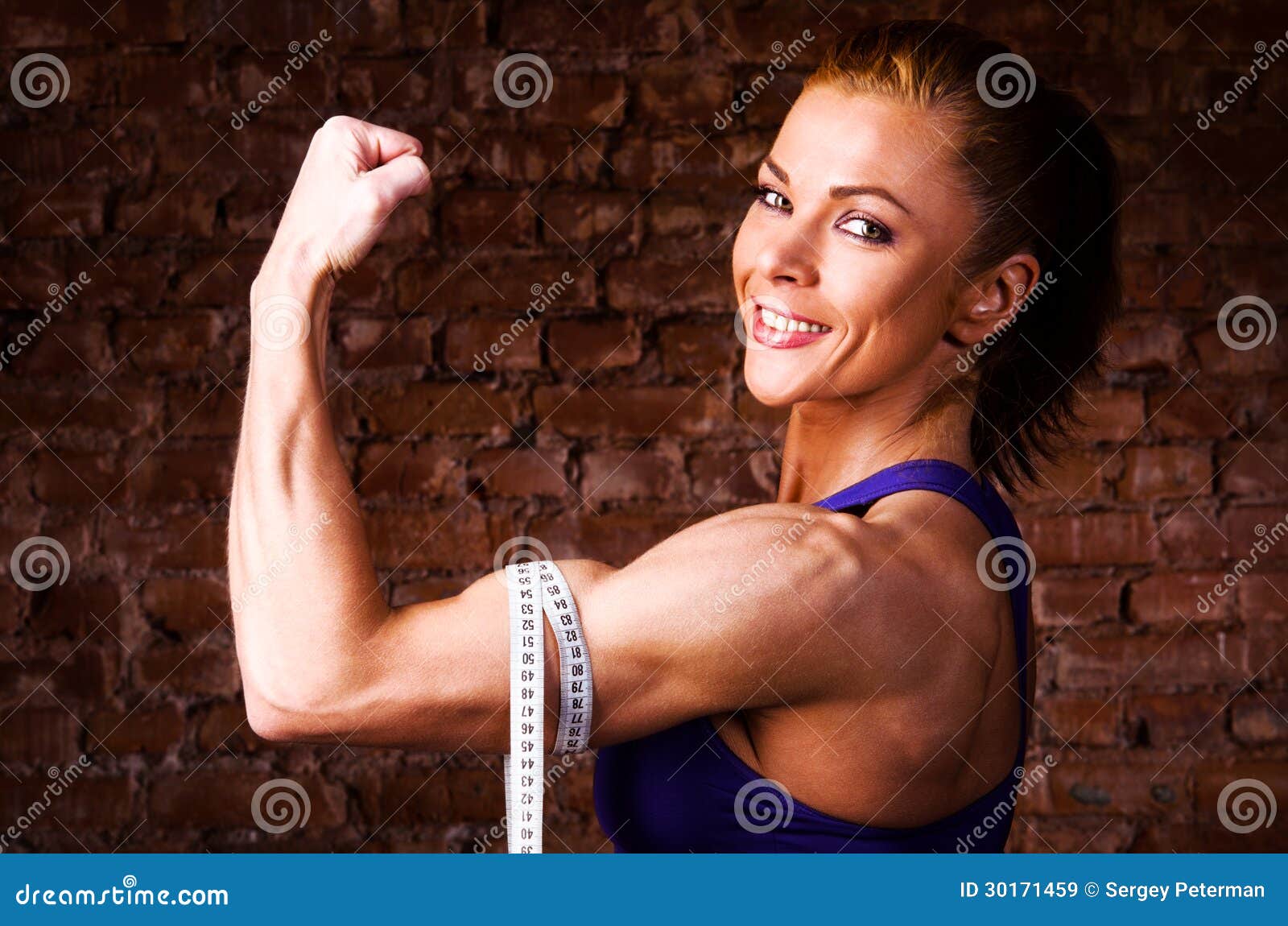 Strong woman stock image. Image of black, healthy, happy - 30171459