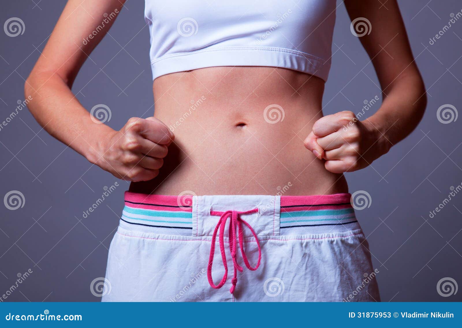 Strong women s abs stock image. Image of body, model - 31875953