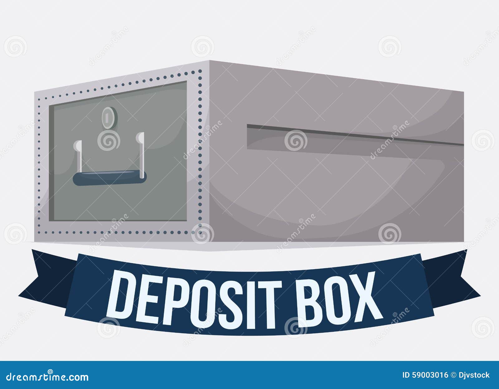 Strongbox design. stock vector. Illustration of security - 59003016