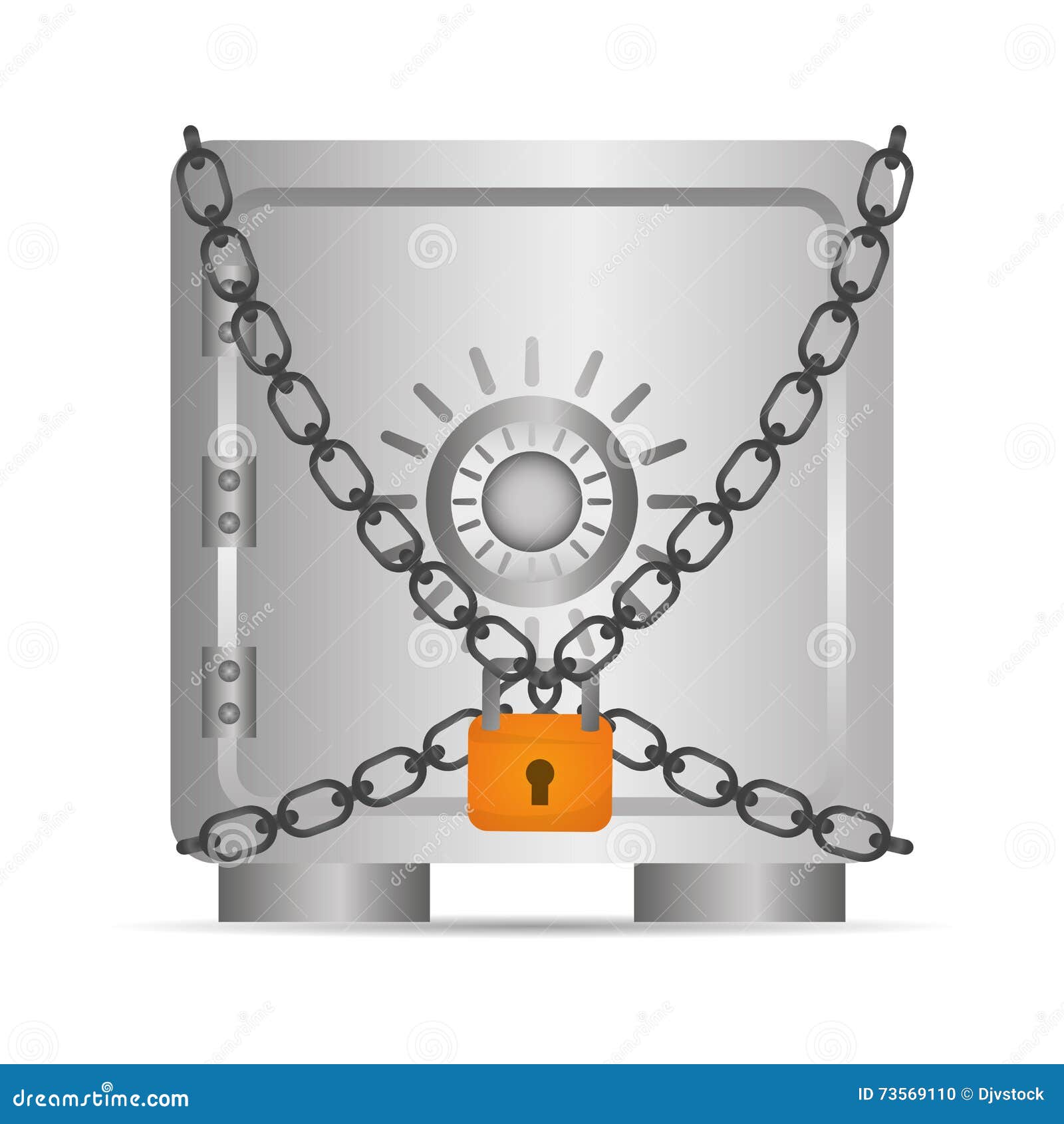 Strongbox Icon. Security System Design. Vector Graphic Stock Vector ...