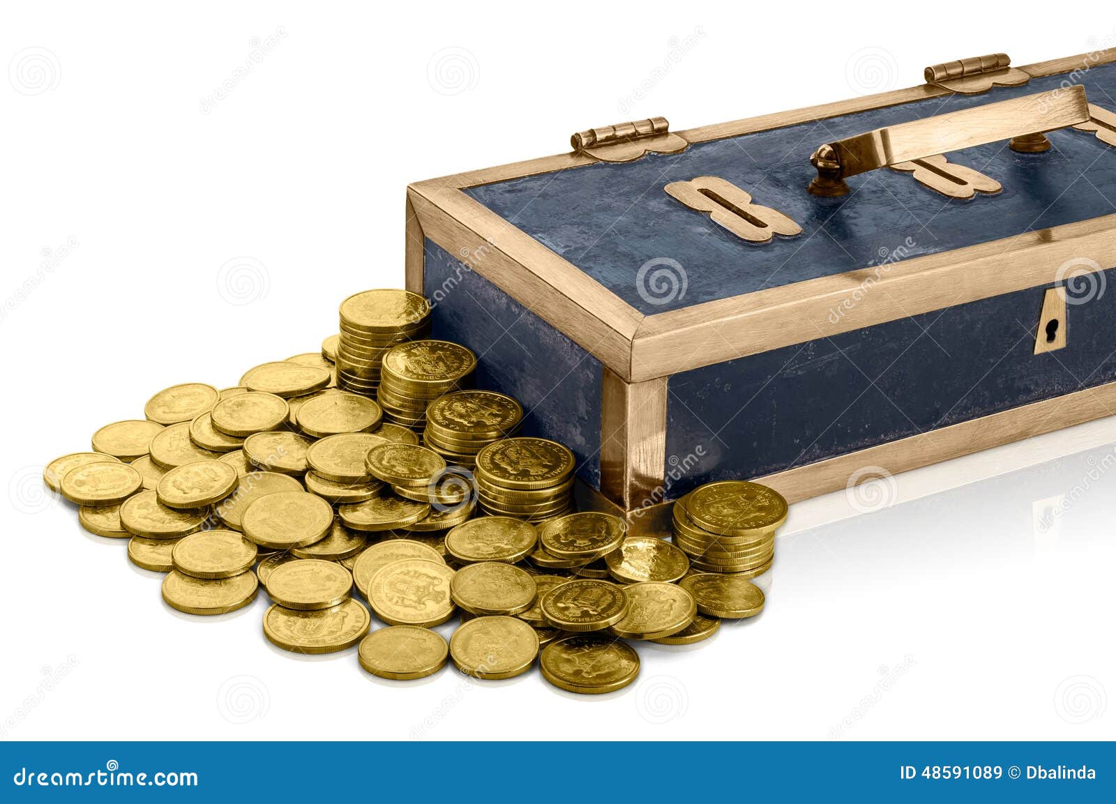 Strongbox stock image. Image of white, treasure, retro - 48591089