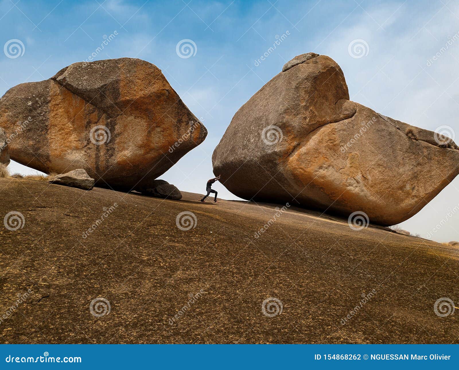 Strongest man stock photo. Image of strongest, mountain - 154868262