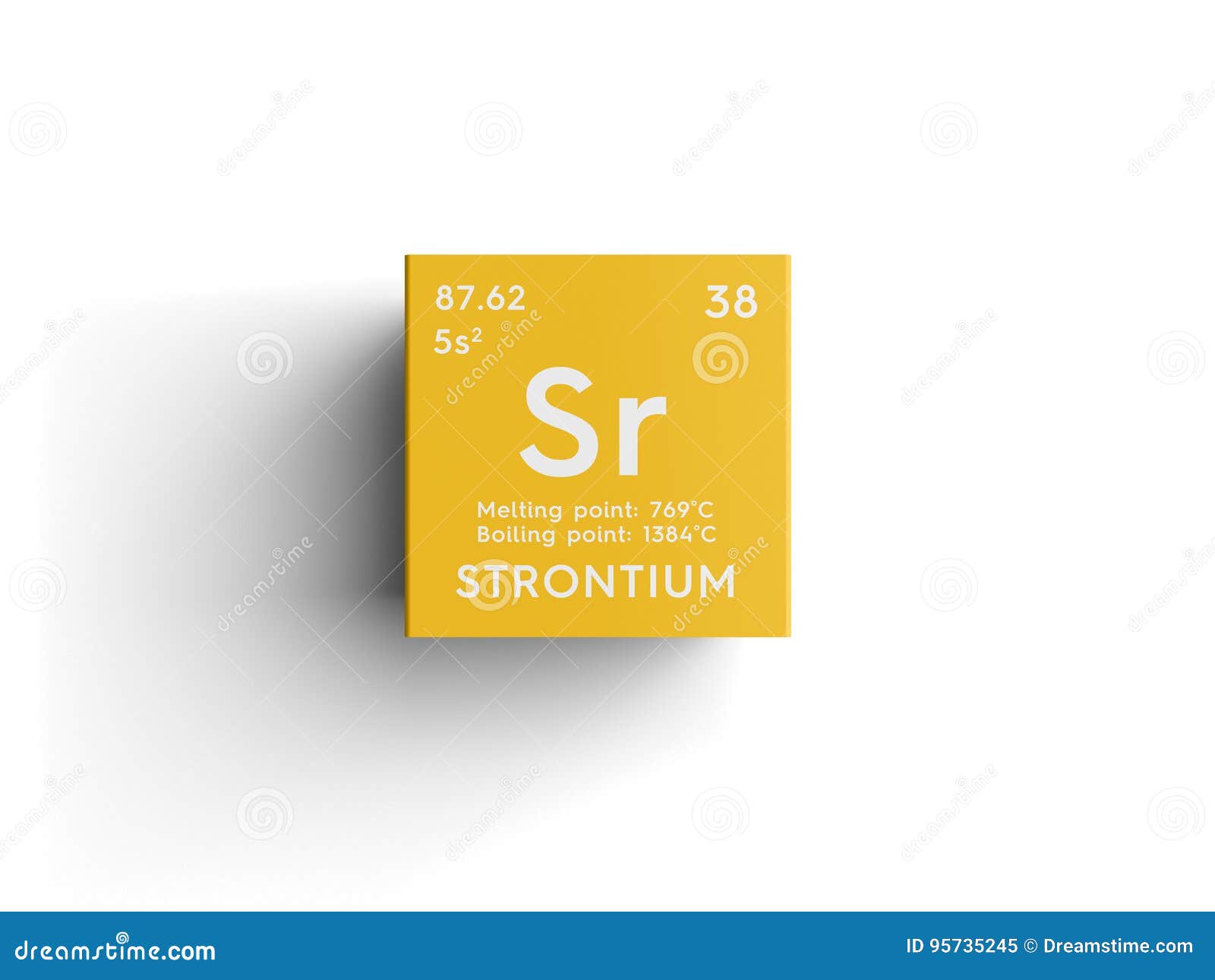 Strontium. Alkaline Earth Metals. Chemical Element of Mendeleev& X27;s ...