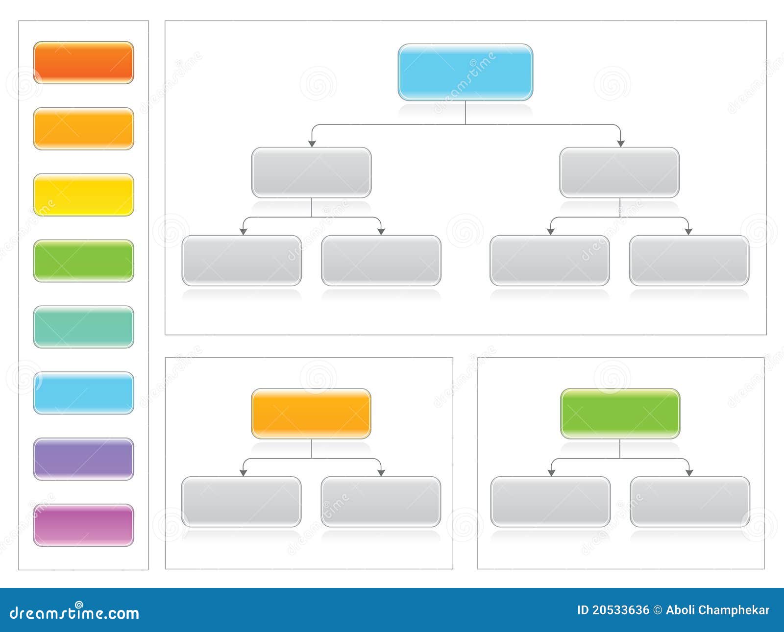 Stroomschema Dat Met Stroomschemaelementen Wordt Geplaatst Vector ...