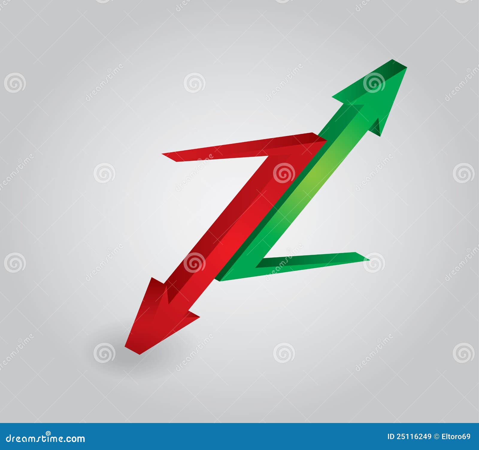 Stroomschema met pijlen vector illustratie. Illustration of presentatie ...