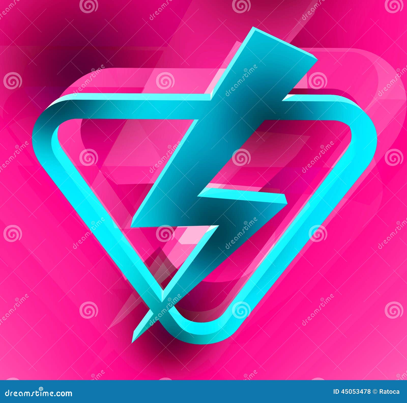 Stroomsymbool stock illustratie. Illustration of vorm - 45053478