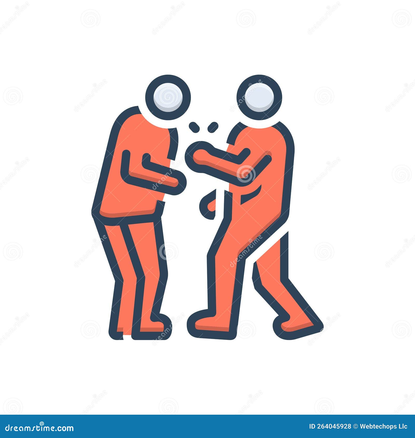 Color Illustration Icon for Struck, Beating and Hit Stock Vector ...