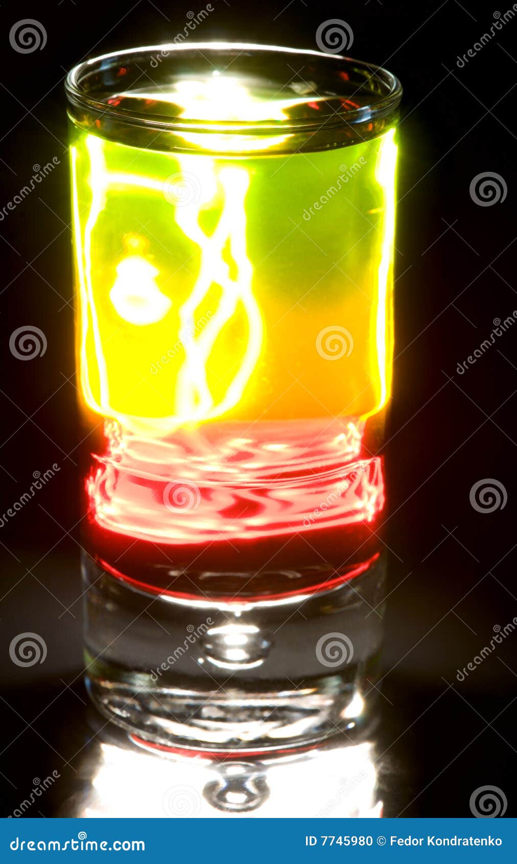 STRUCK by LIGHTNING - Powerful Cocktail Stock Photo - Image of layered ...