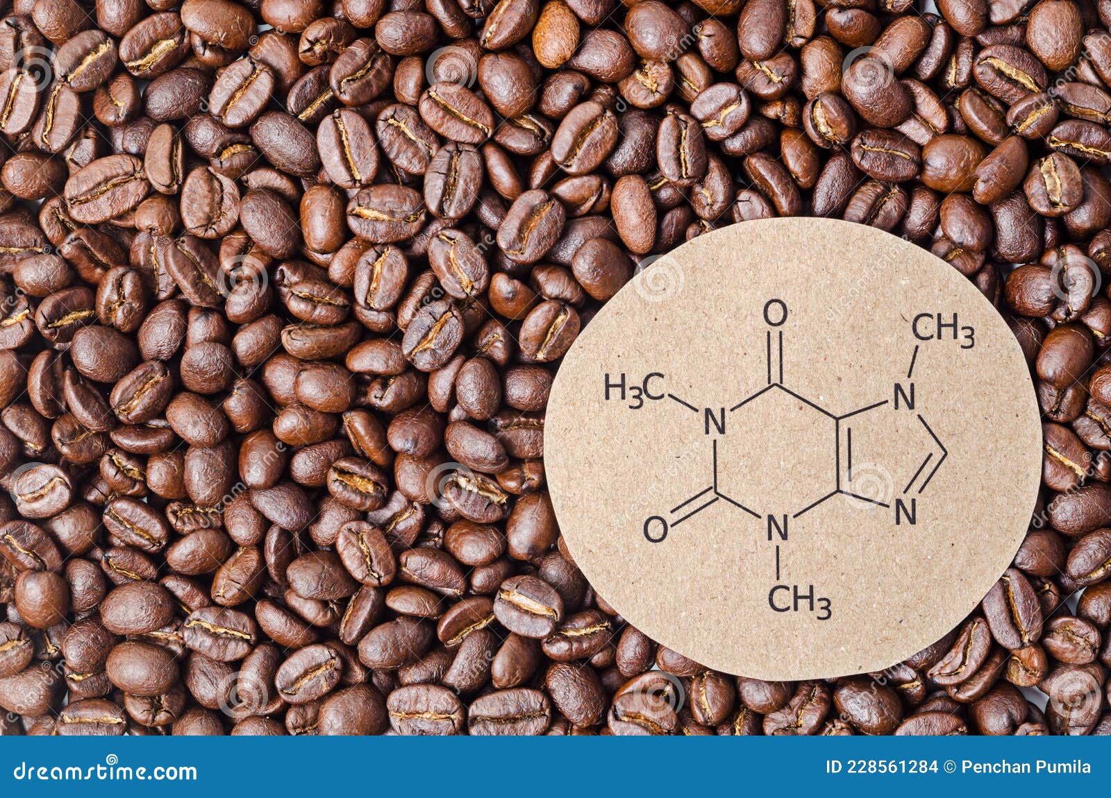 Caffeine Structural Chemical Formula Stock Photo | CartoonDealer.com ...