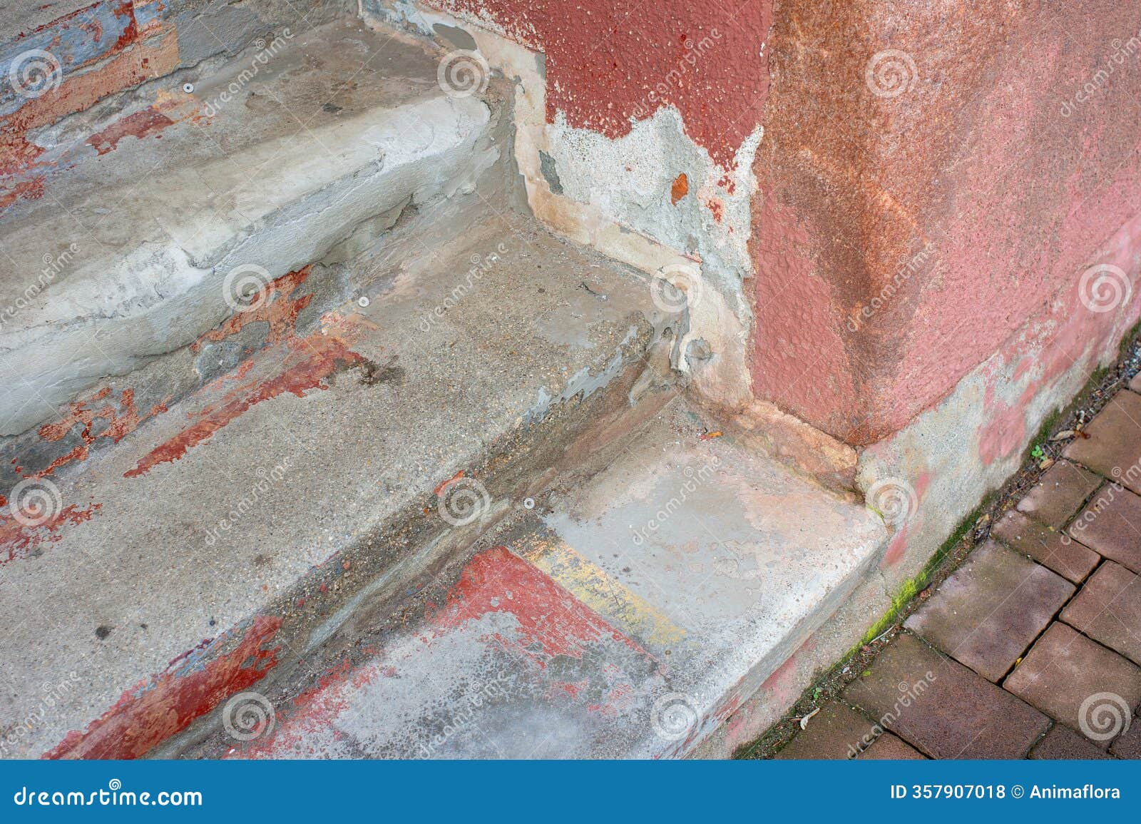 Structural Damage To a Staircase at the Entrance To the House with ...