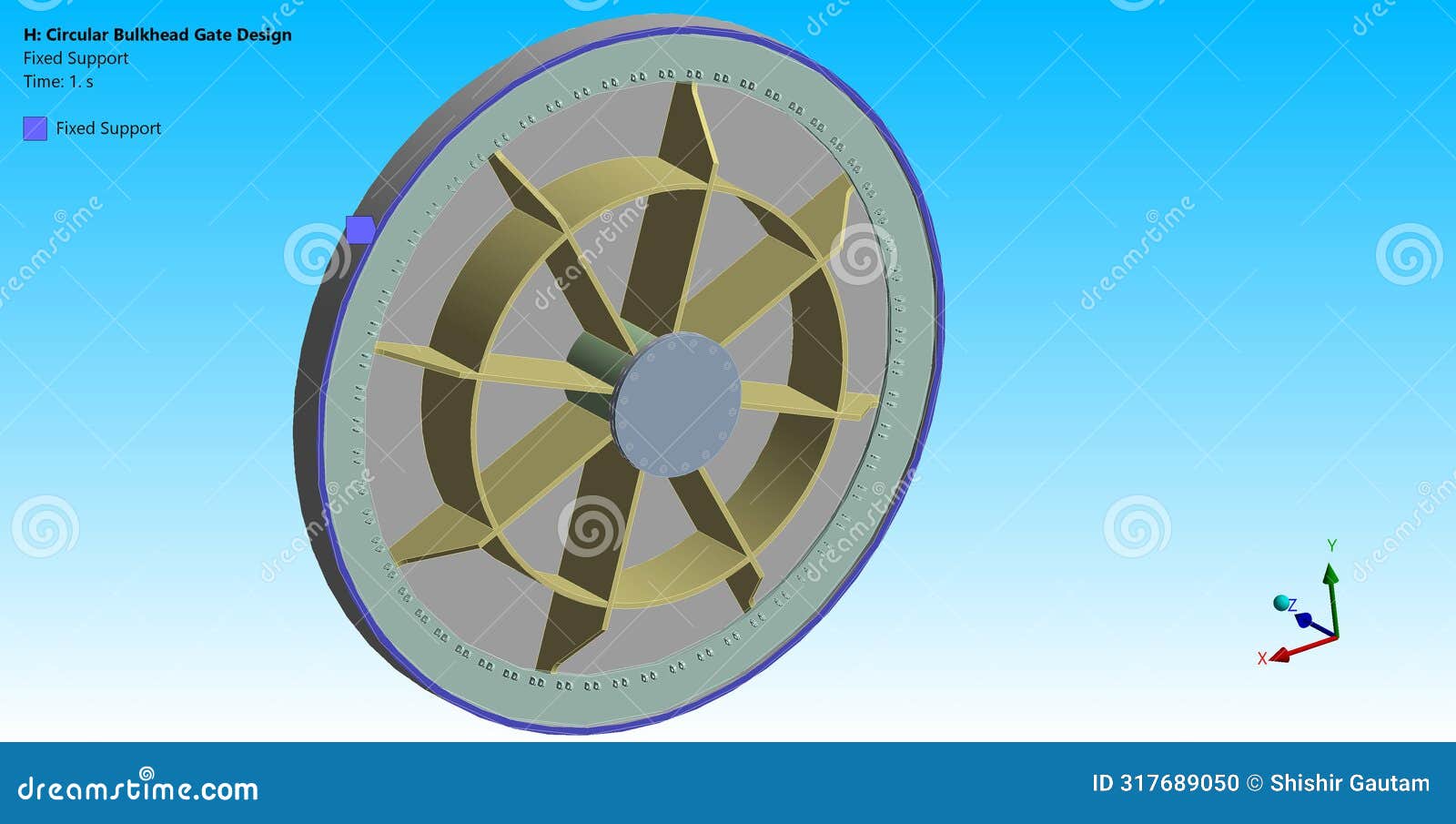 Structural Design of Circular Bulkhead Gate for Hydropower Stock ...