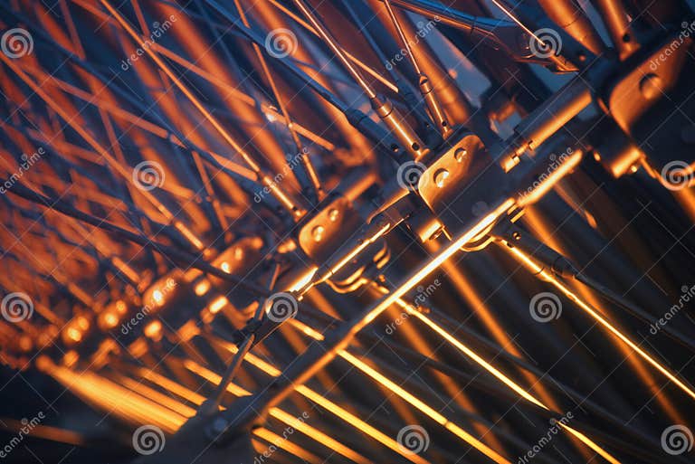 Structural Detail Inside Louvre Pyramid Editorial Photography - Image ...