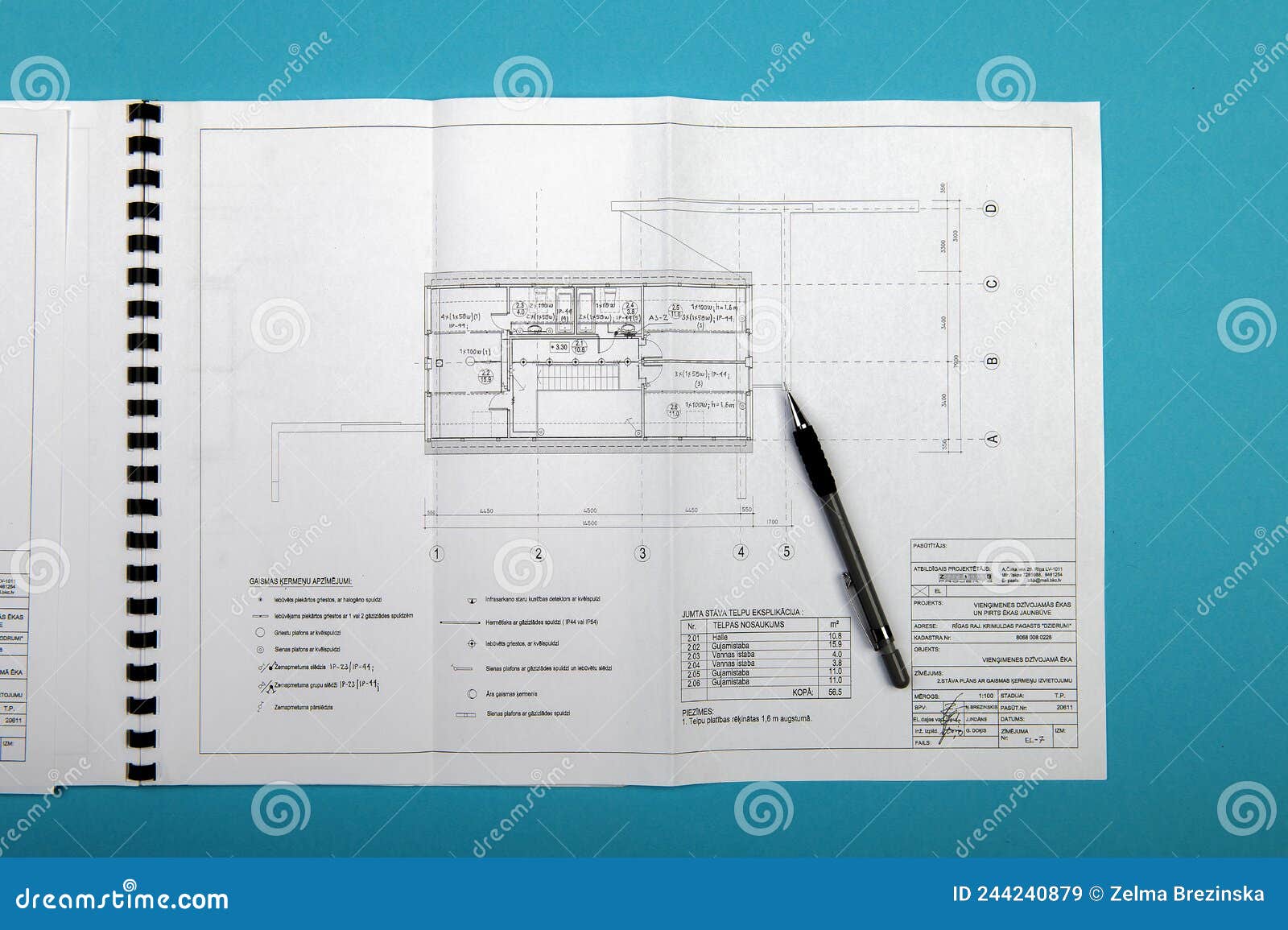 Structural Details Drawing. Construction Project Documentation ...