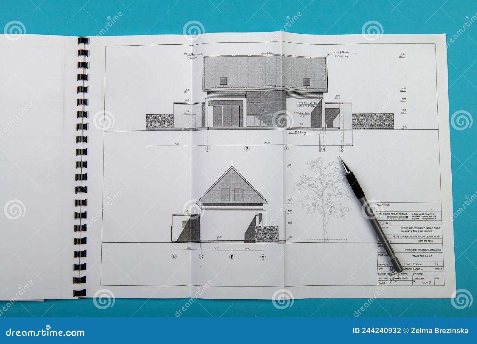 Structural Details Drawing. Construction Project Documentation ...