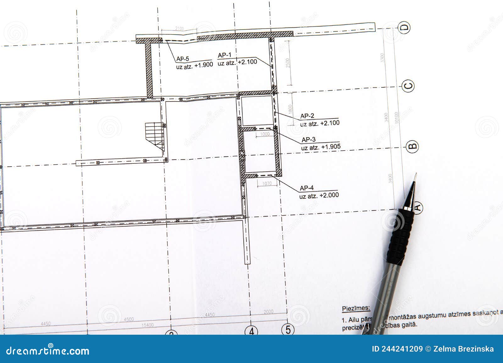 Structural Details Drawing. Construction Project Documentation ...