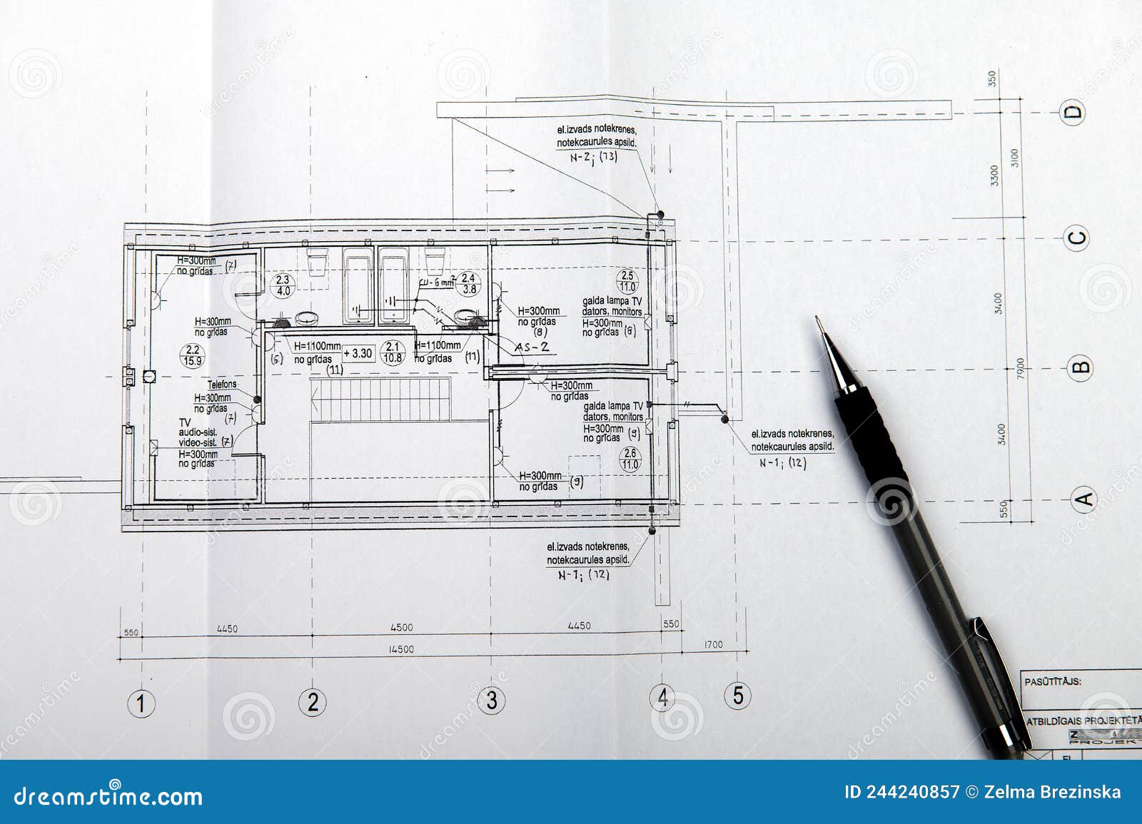 Structural Details Drawing. Construction Project Documentation ...
