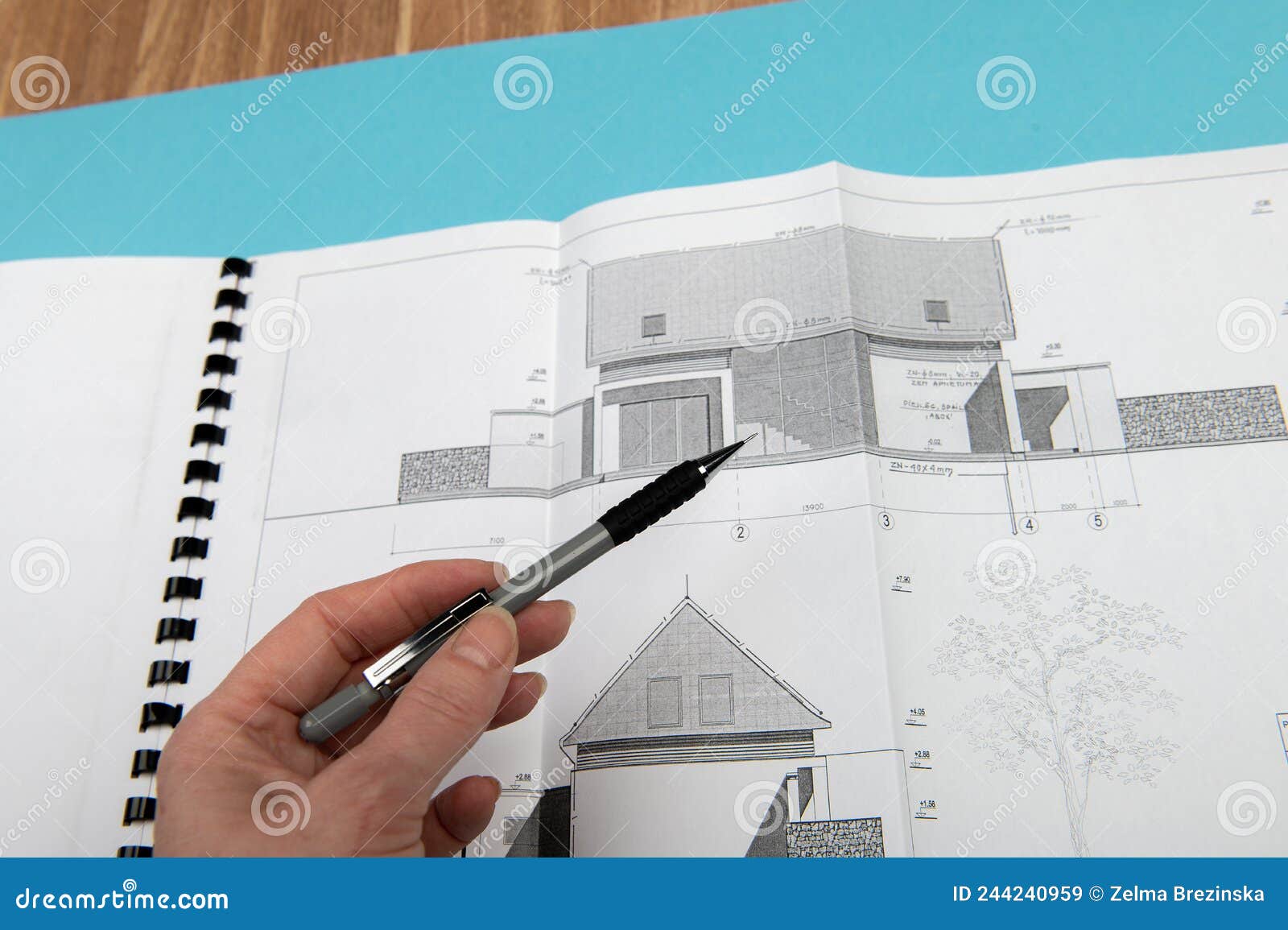 Structural Details Drawing. Construction Project Documentation ...