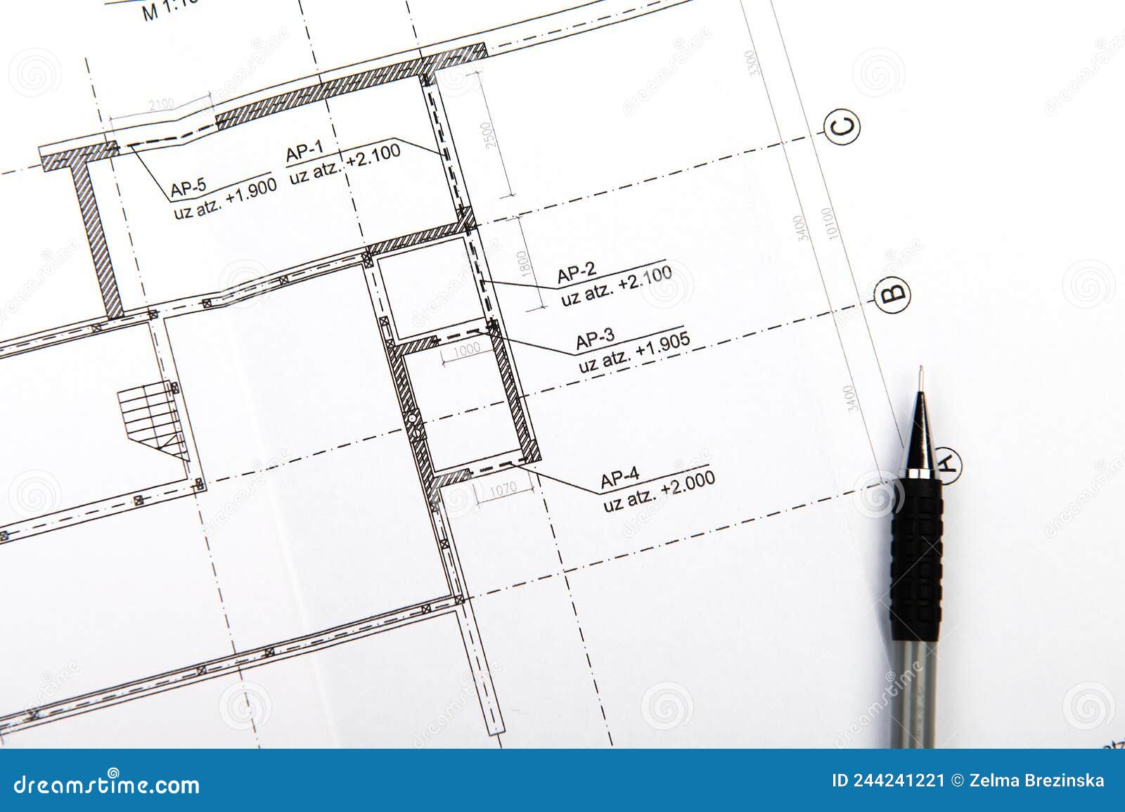 Structural Details Drawing. Construction Project Documentation ...