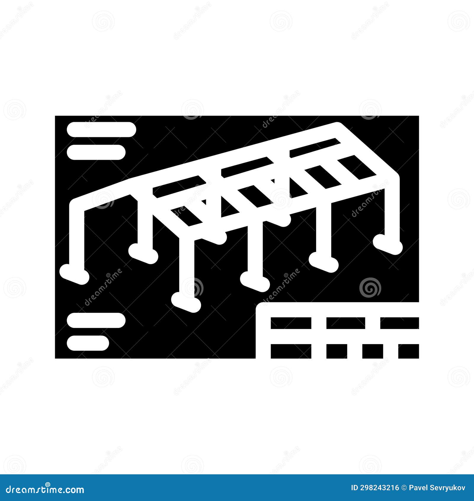 Structural Drafting Architectural Drafter Glyph Icon Vector ...