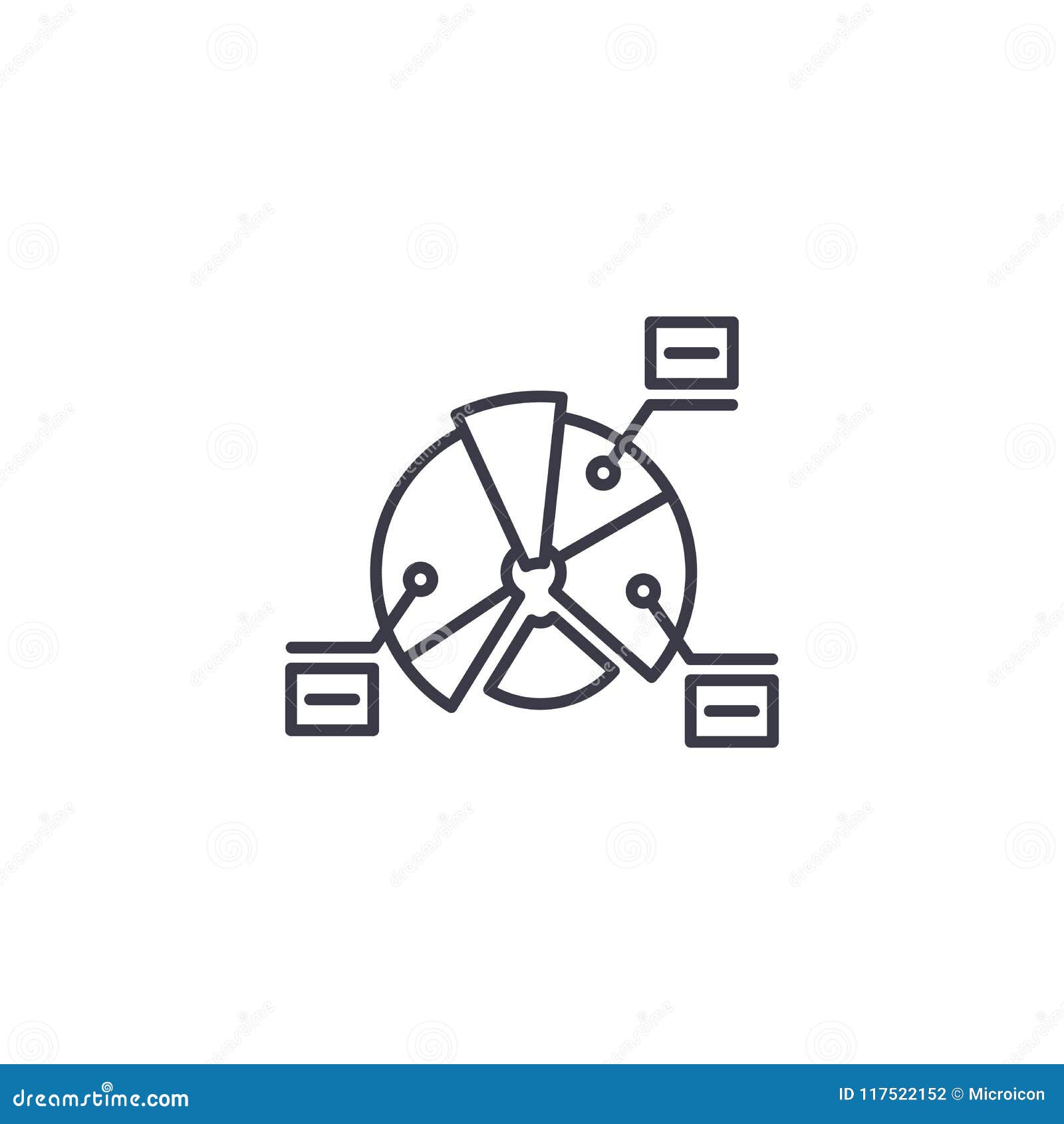 Structural Market Elements Linear Icon Concept. Structural Market ...