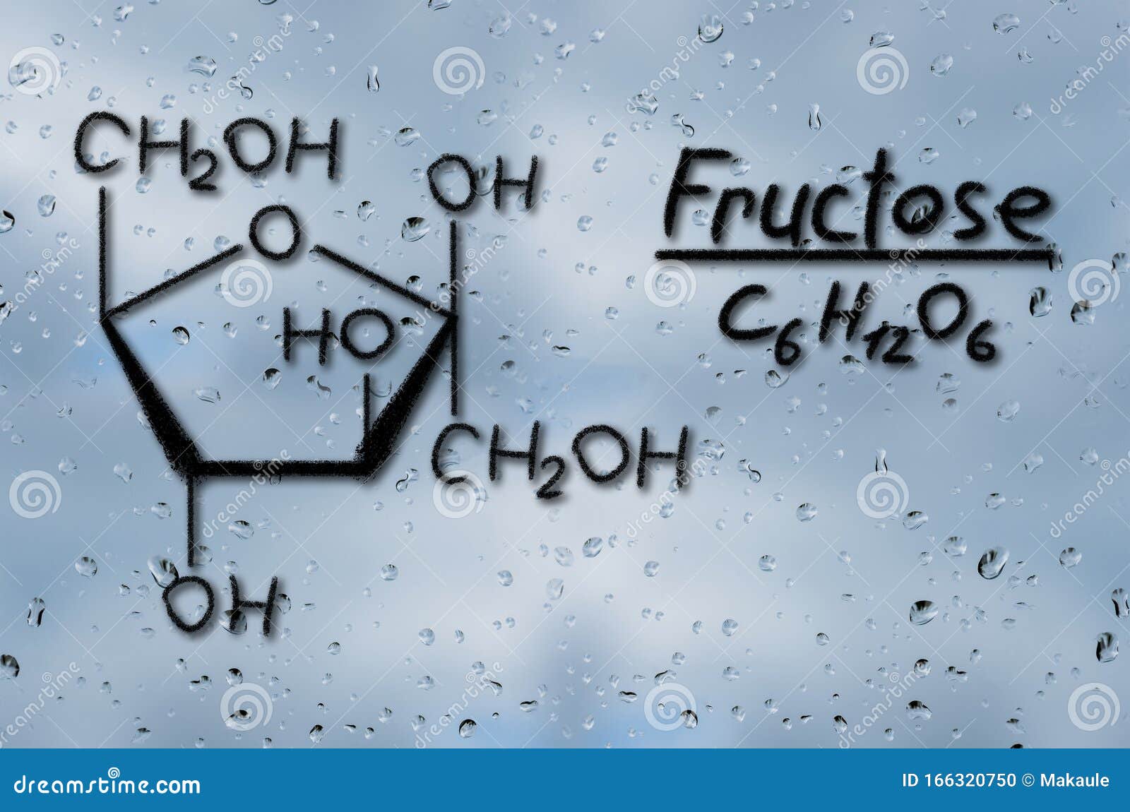 Fructose Molecular Structure, 3d Model Molecule, Beta-d-fructofuranose ...
