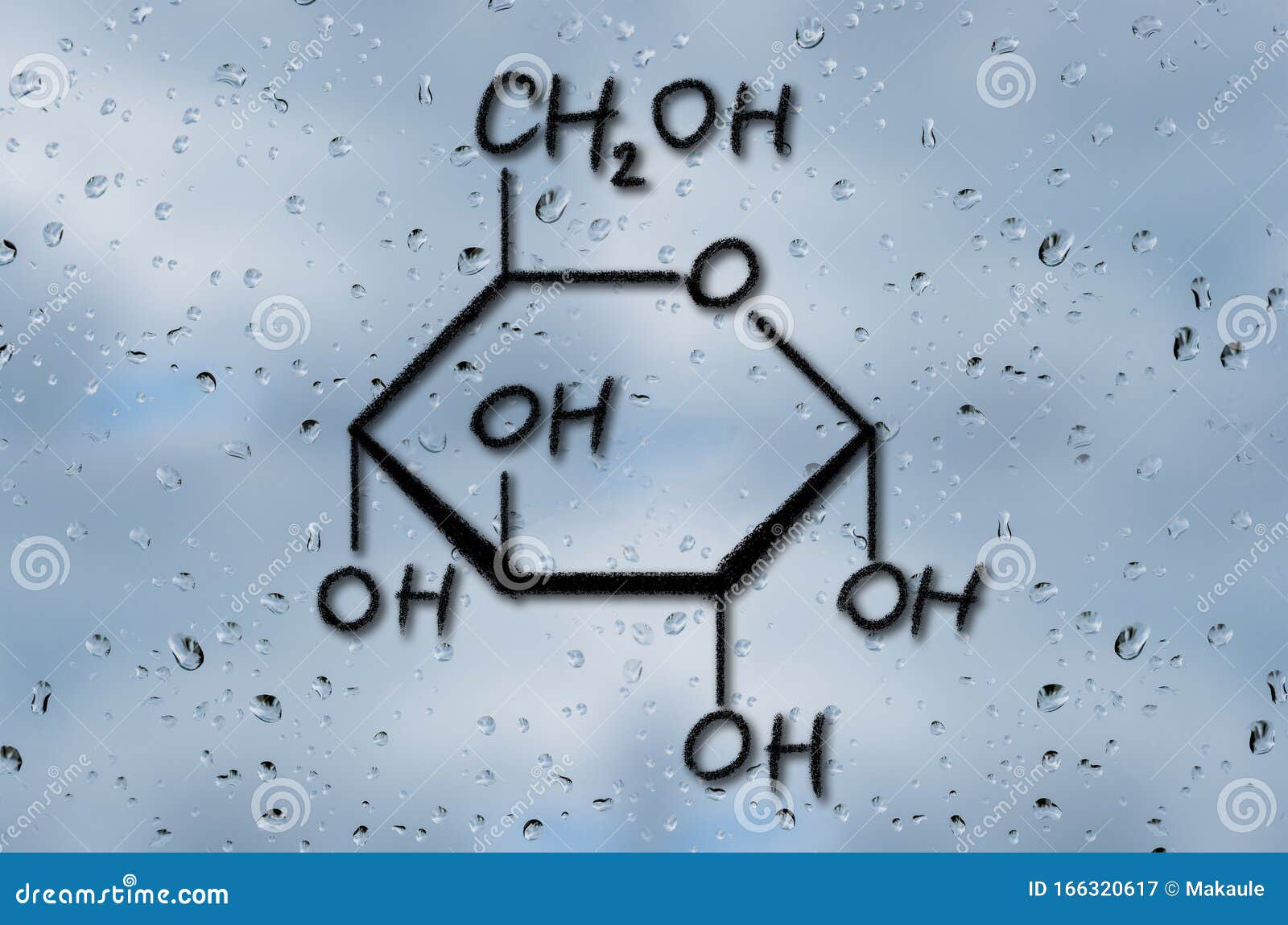 Glucose Molecular Structure, 3d Model Molecule, Monosaccharide ...