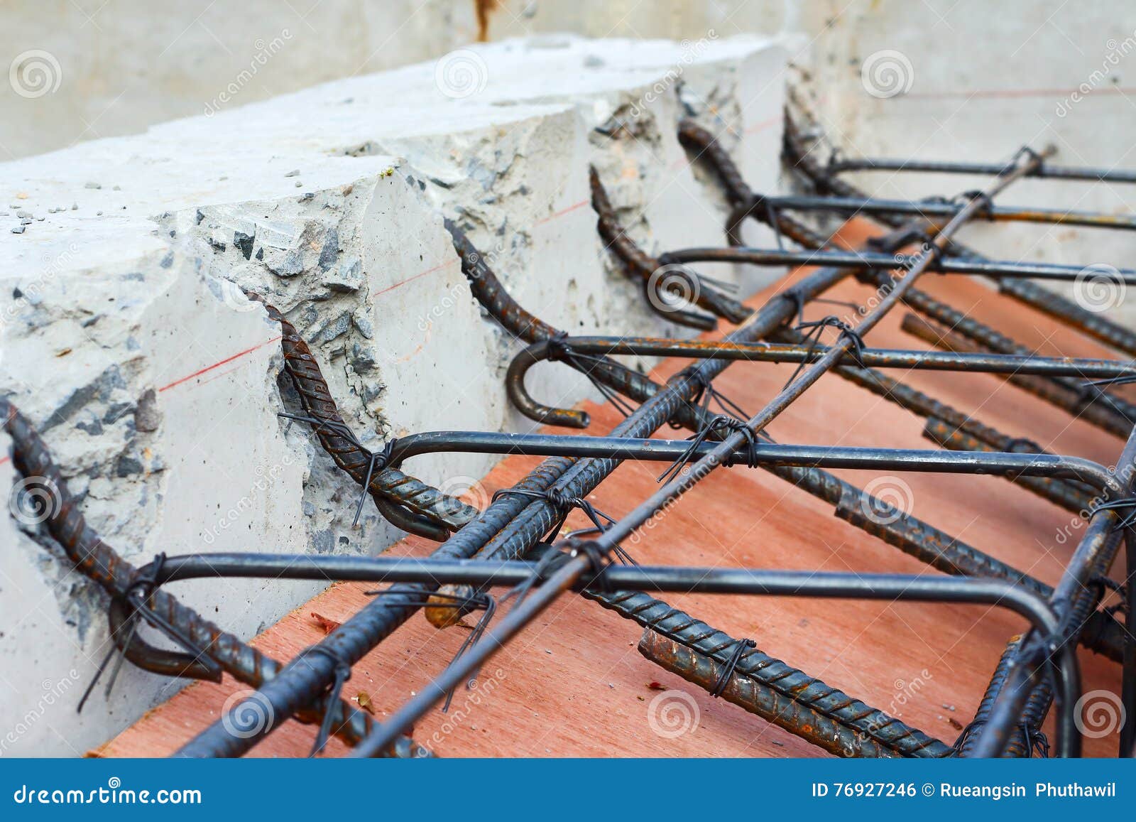 Structural reinforcement stock photo. Image of material - 76927246
