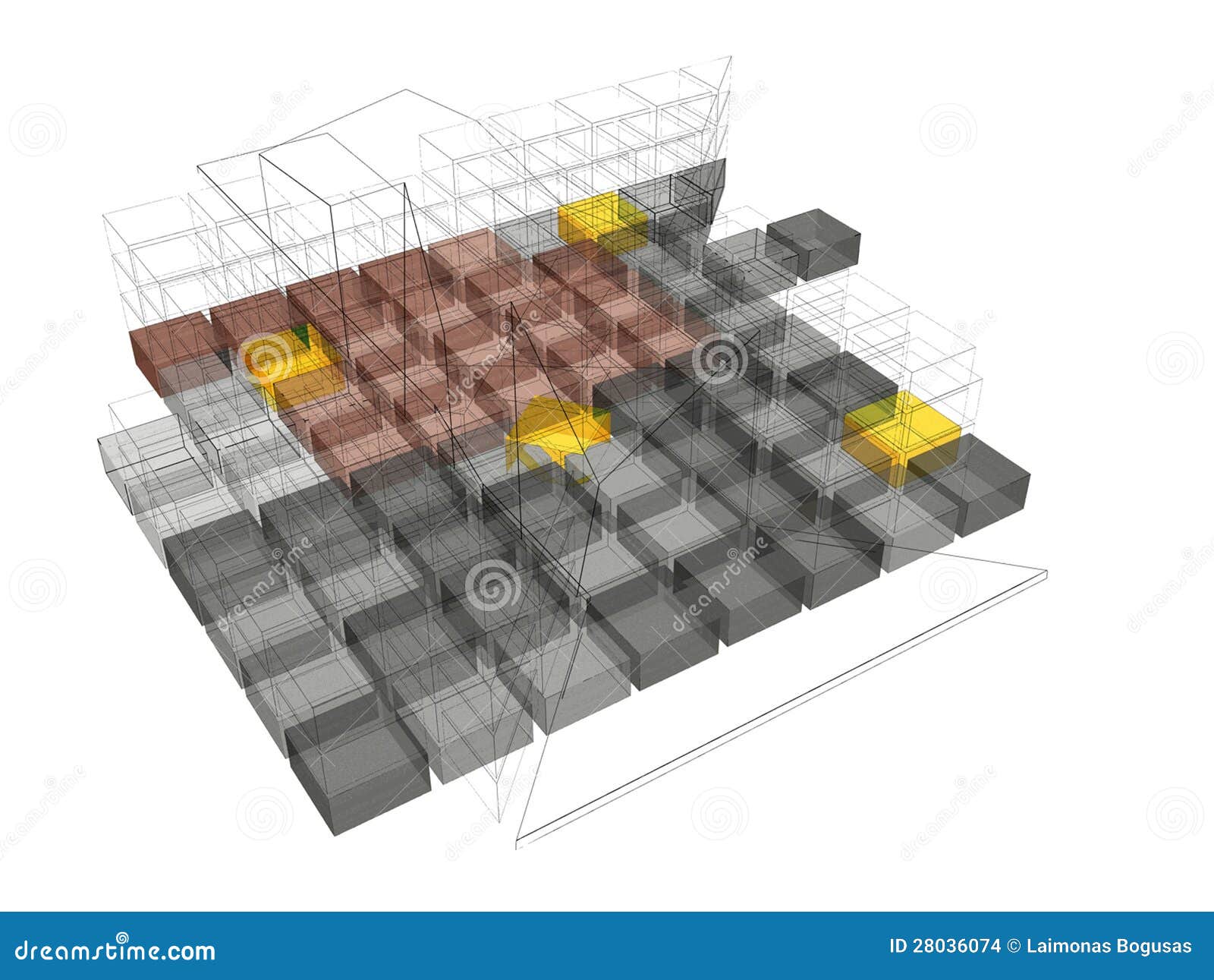 Structural Scheme of the Modern Building Stock Illustration ...
