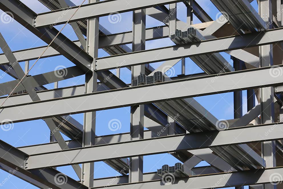 Structural Steel stock photo. Image of strong, frame, exterior - 7769438
