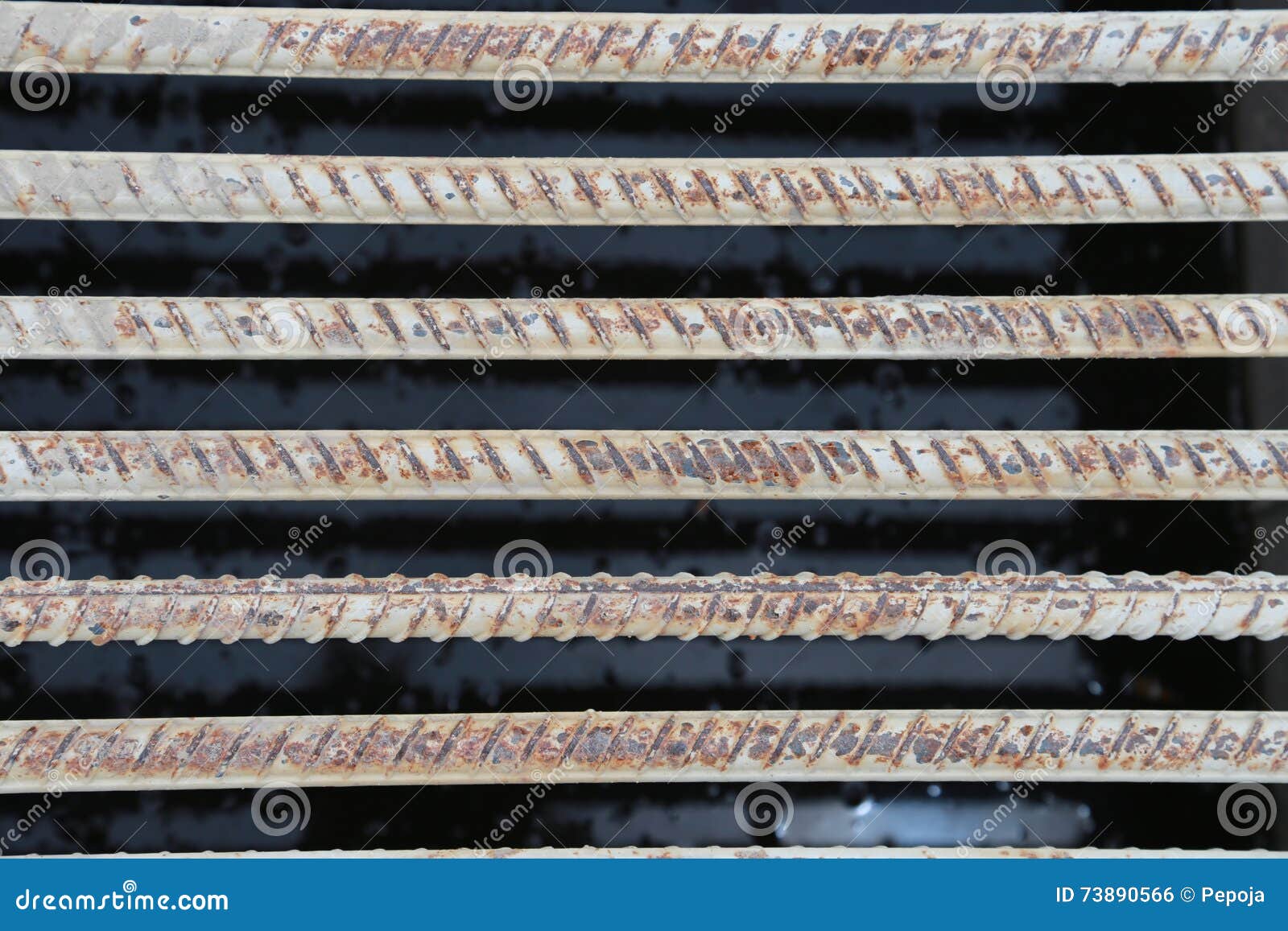 Structural Steel for Building Foundations Stock Photo - Image of site ...