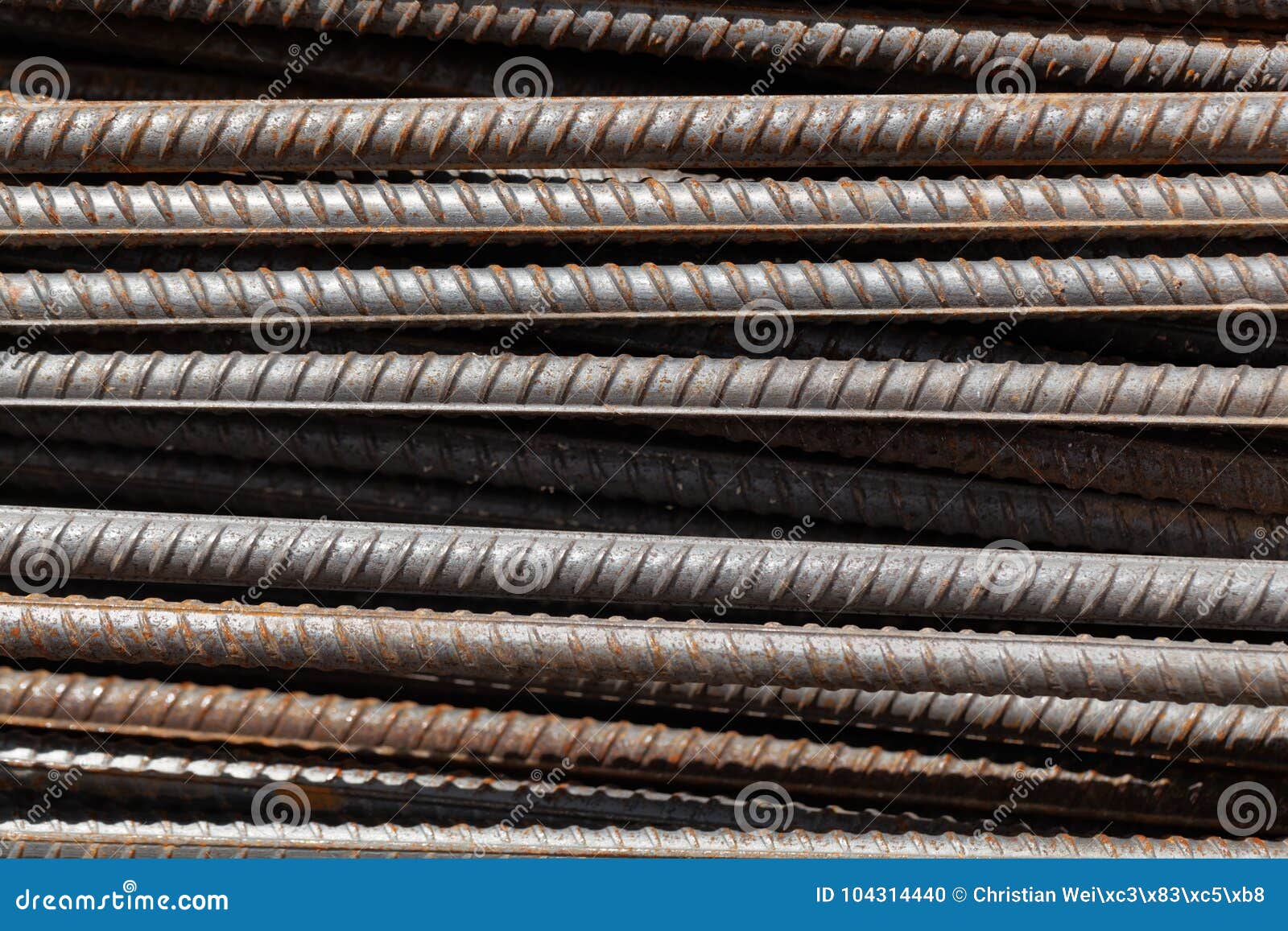 Structural Steel for Concrete Construction Stock Photo - Image of ...