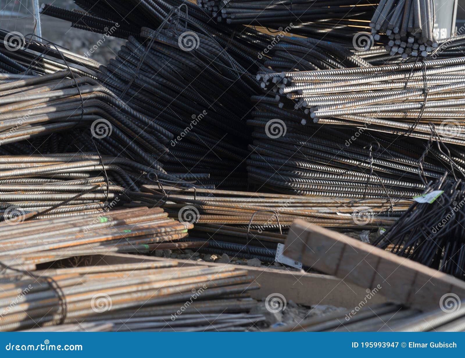 Structural Steel or Construction Steel Stock Image - Image of material ...