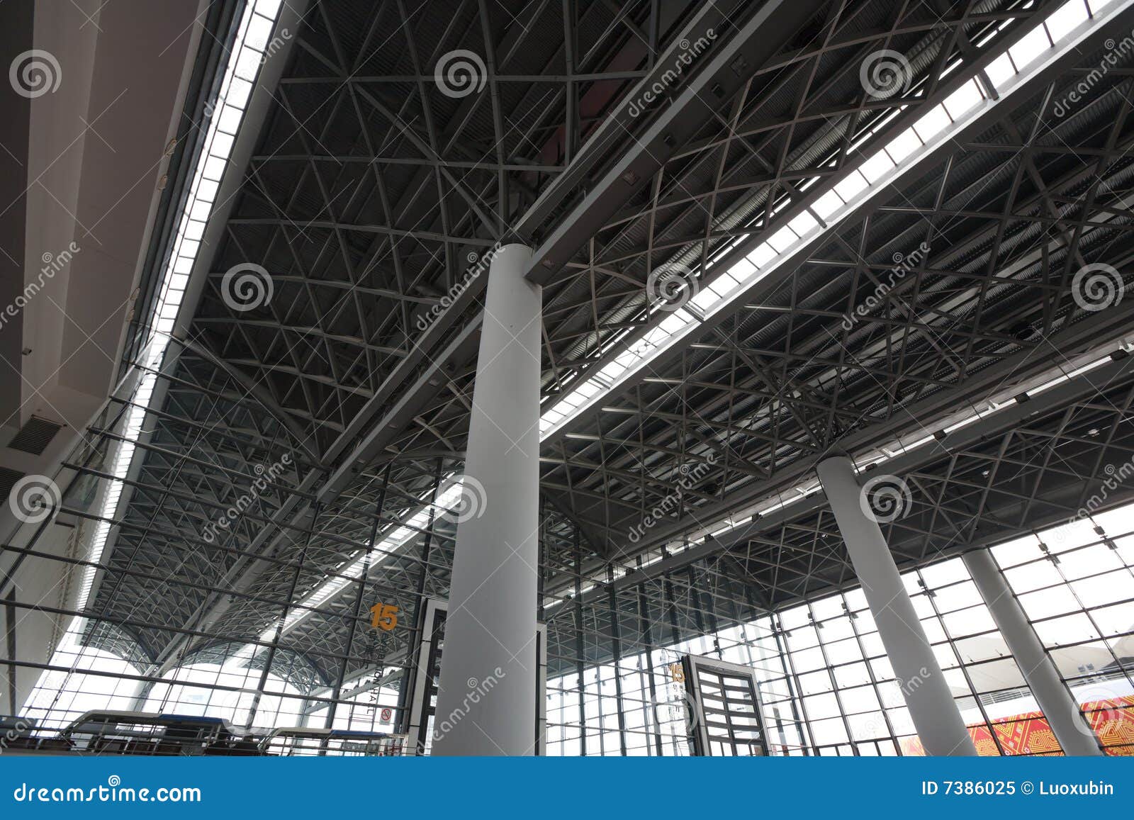 Steel Roof Truss Alignment Beautiful Stock Photo | CartoonDealer.com ...