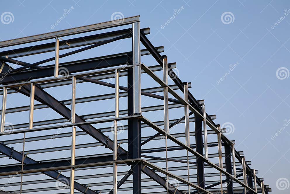 Structural Steelwork stock photo. Image of unit, joints - 1925468