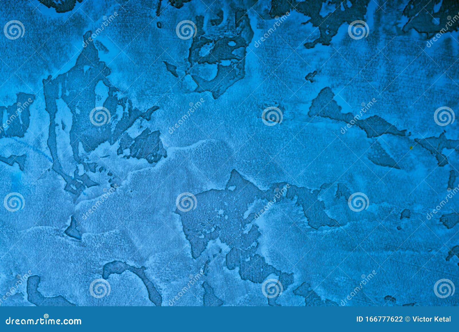 Structural Stucco in Classic Blue. Creative Vintage Background Stock ...