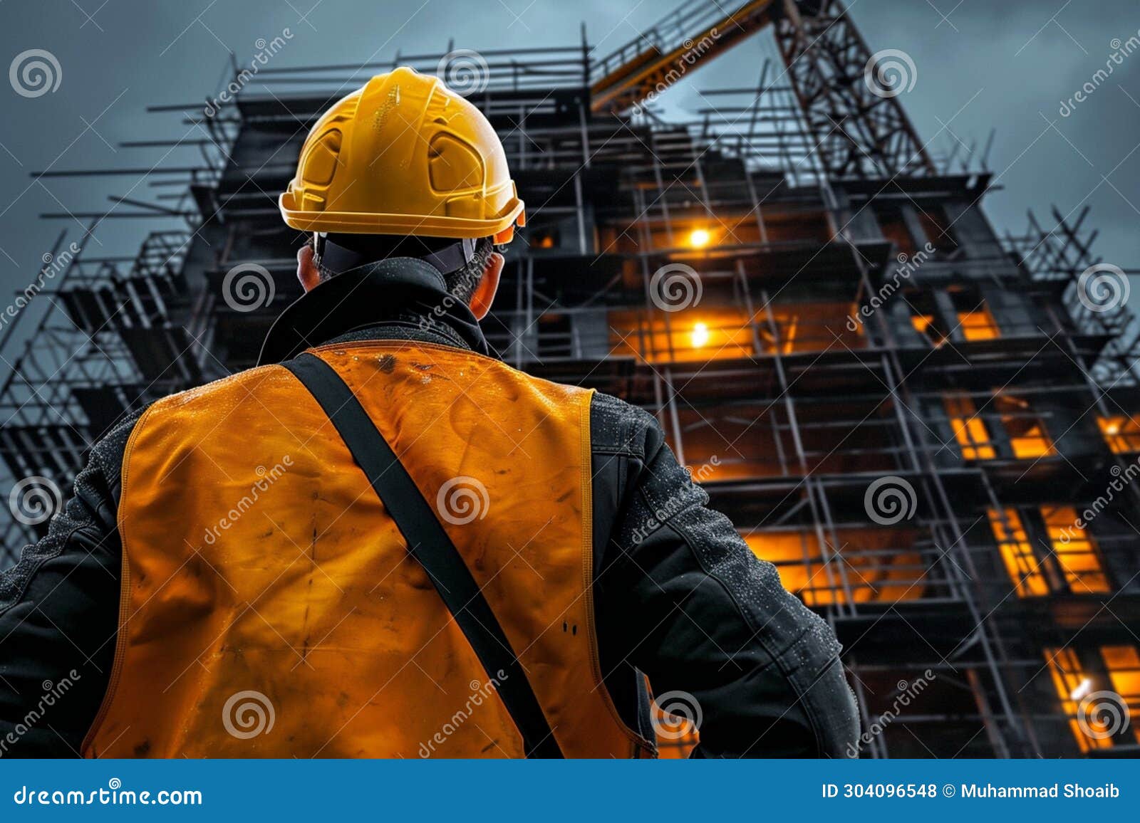 Structural Inspection At Road Construction Site. Royalty-Free Stock ...
