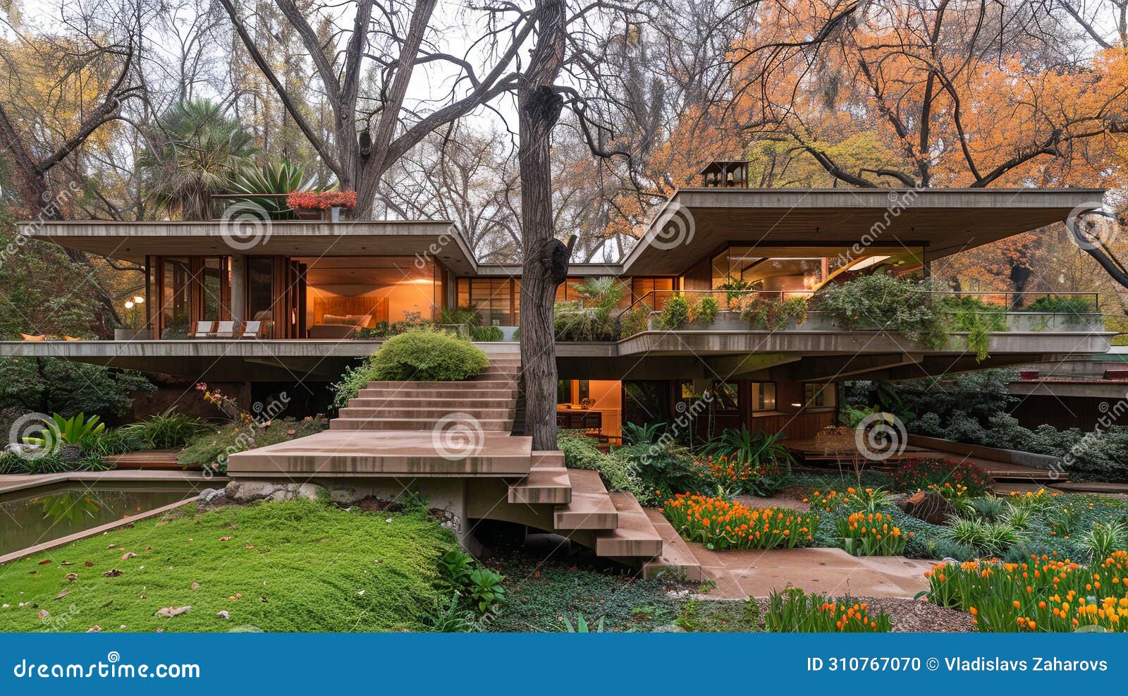 The Structural Texture of Concrete Creates a Sense of Strength and ...