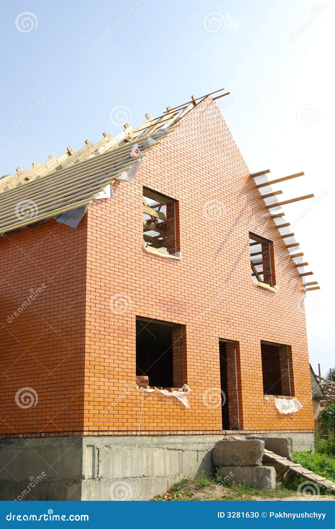 Structure stock photo. Image of site, roof, concepts, work - 3281630