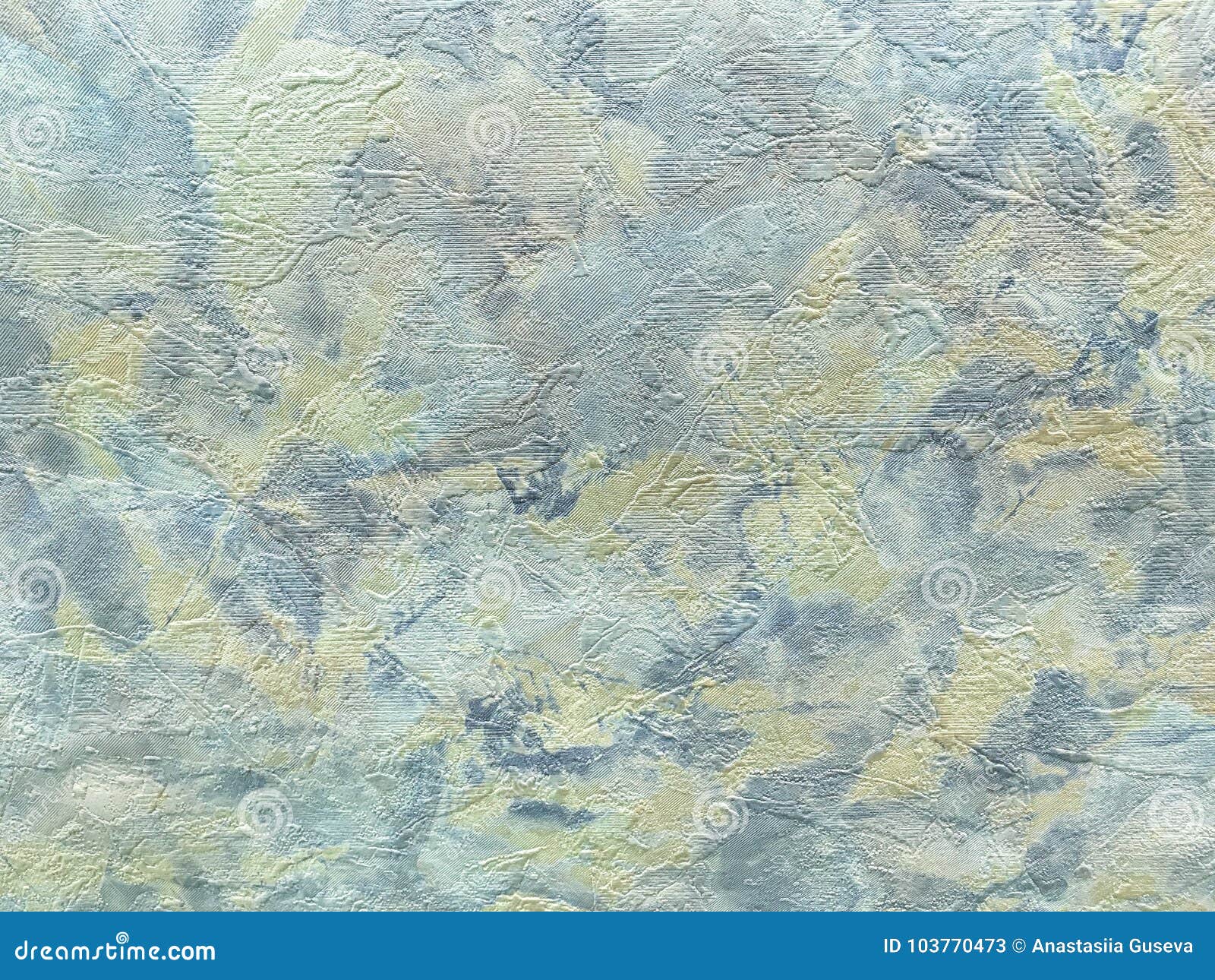 Structure of Abstract Background in the Form of a Rough Patchy Plaster ...
