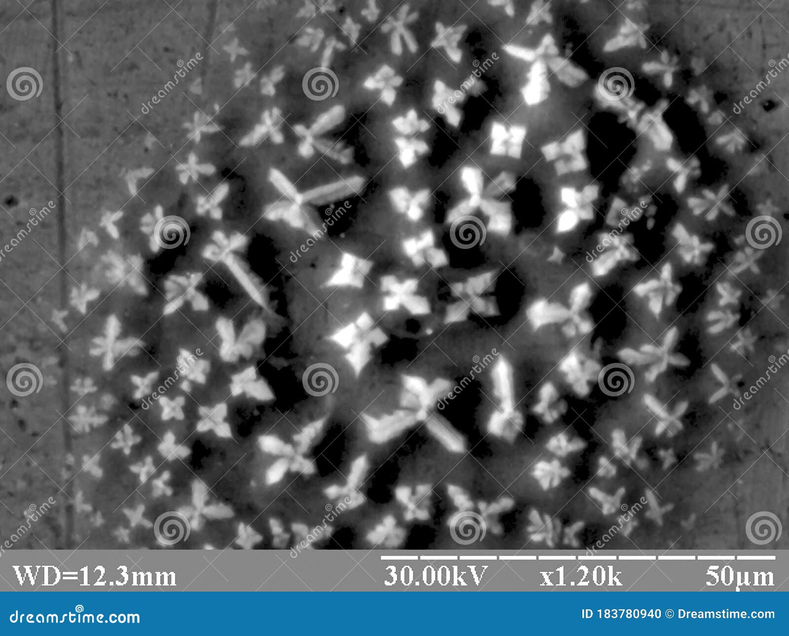 The Structure of the Aluminum Oxide Surface Stock Photo - Image of ...