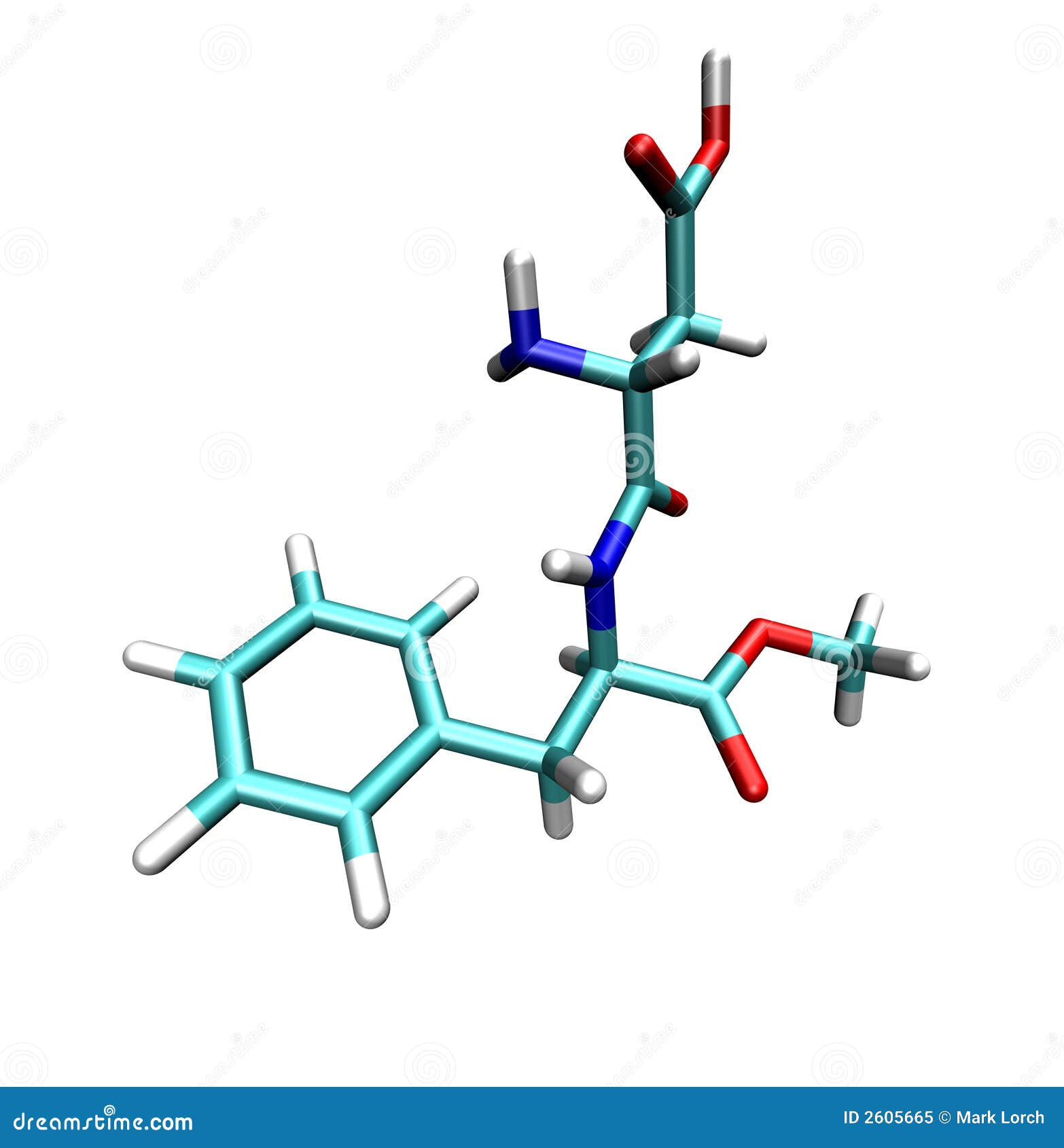 Structure of aspartame stock illustration. Illustration of chemical ...