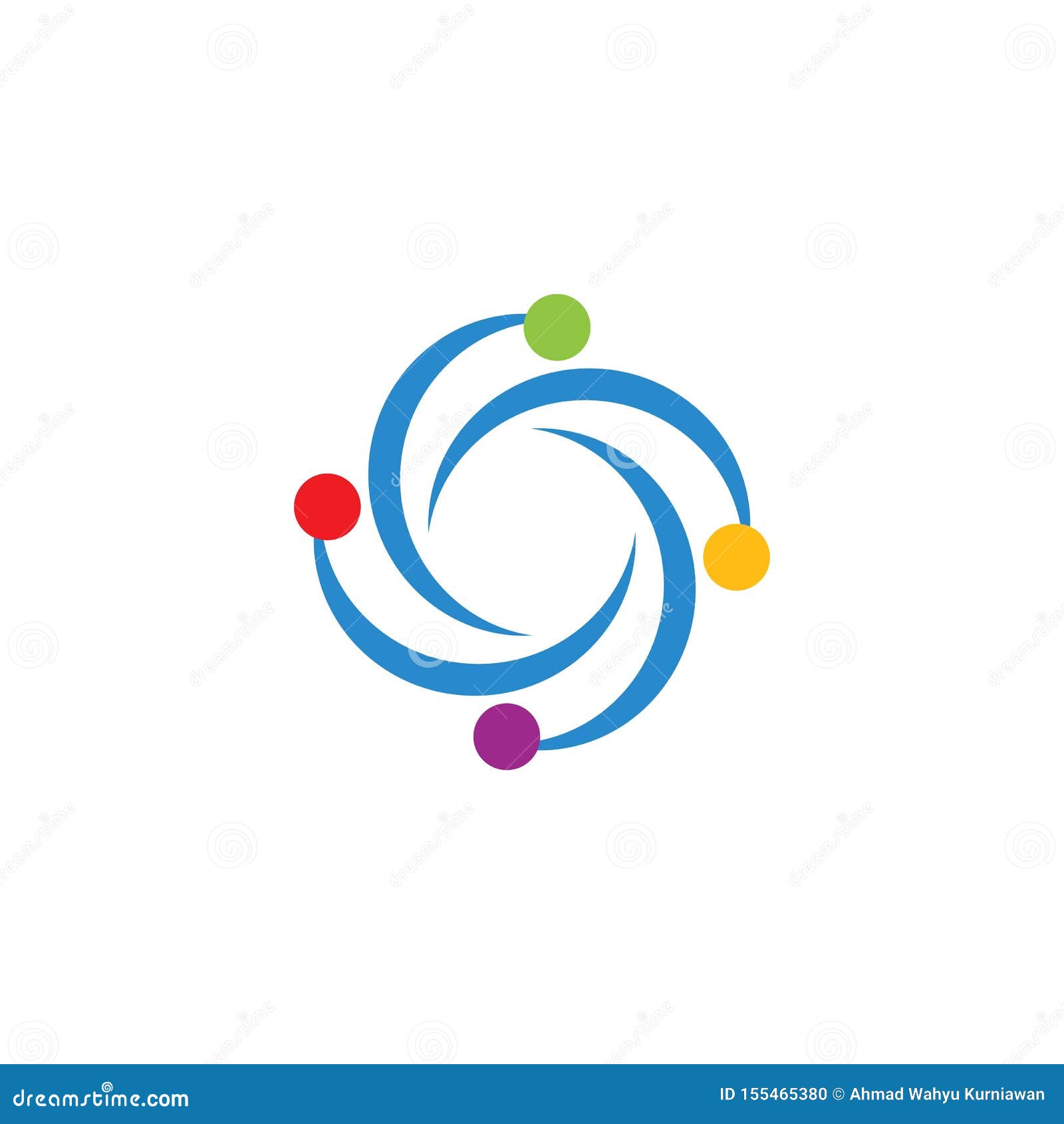 Structure atom logo vector stock vector. Illustration of chemistry ...