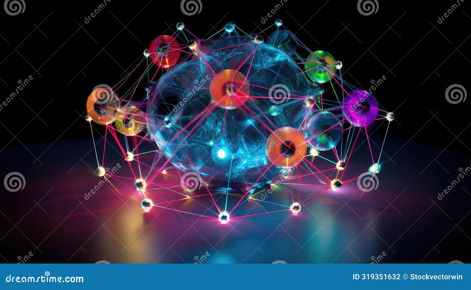 Electron,proton And Neutron Box In Front Of Physics Board. Stock Photo ...