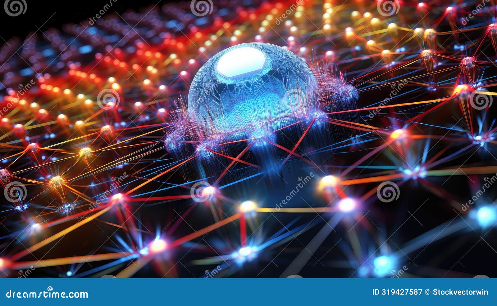 Structure atom movement stock illustration. Illustration of capture ...