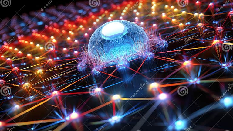 Structure atom movement stock illustration. Illustration of capture ...