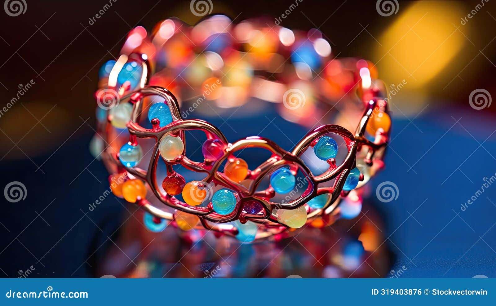 Structure atom ring stock illustration. Illustration of circular ...