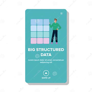 Structure Big Structured Data Vector Stock Illustration - Illustration ...