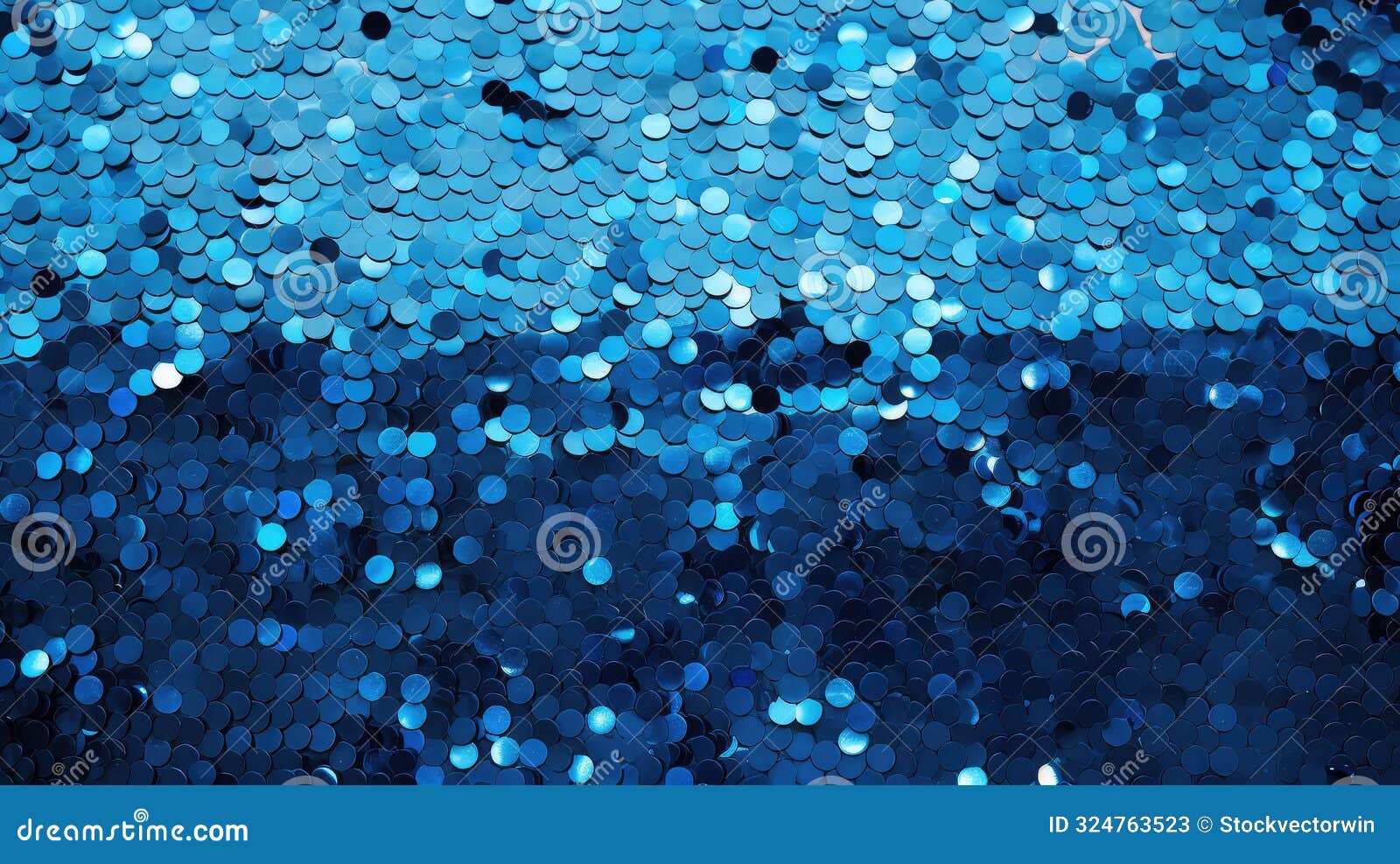 Structure Blue Sequin Background Stock Illustration - Illustration of ...