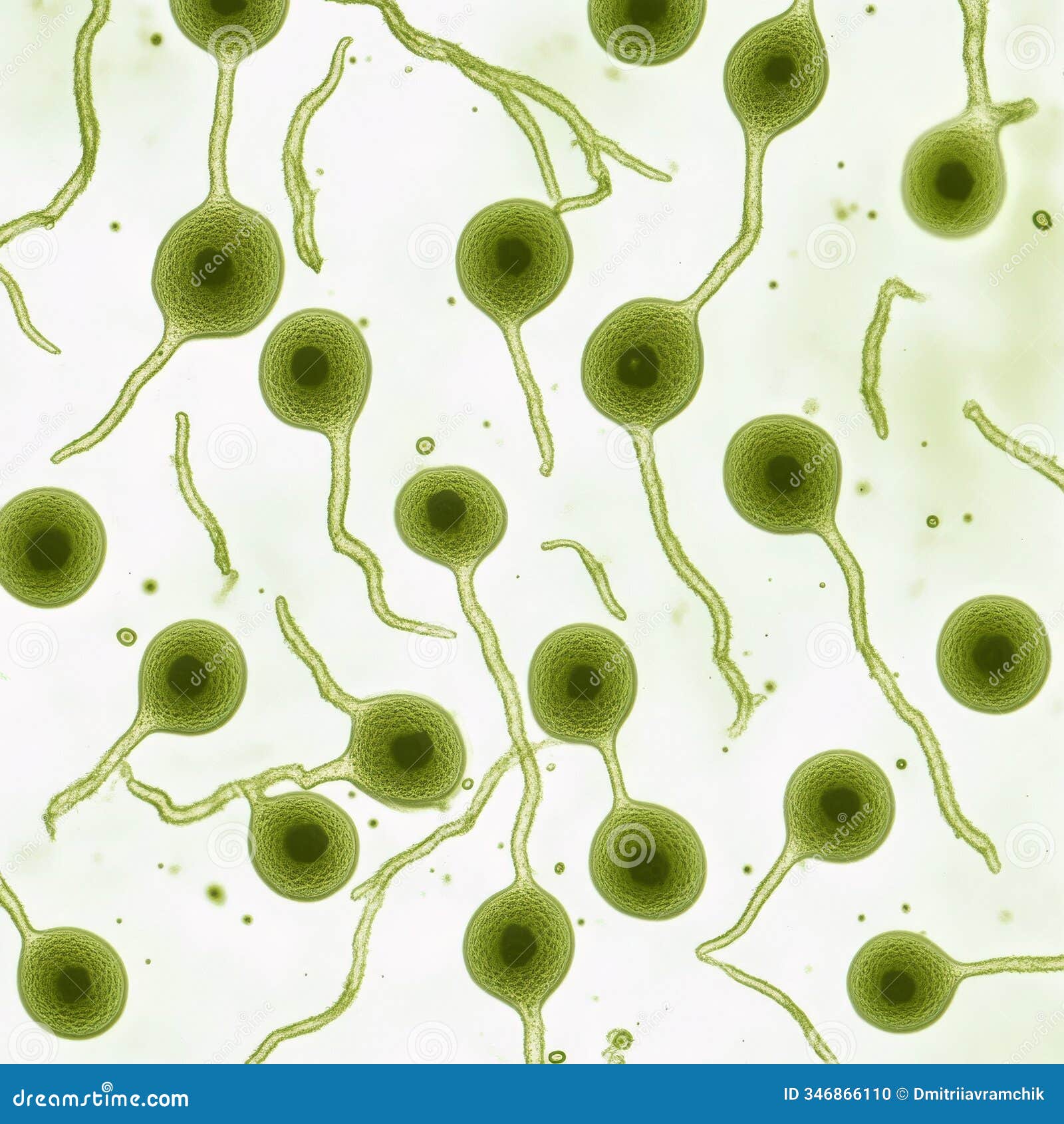 The Structure of Cells: a Closer Look Microscopically Stock Photo ...